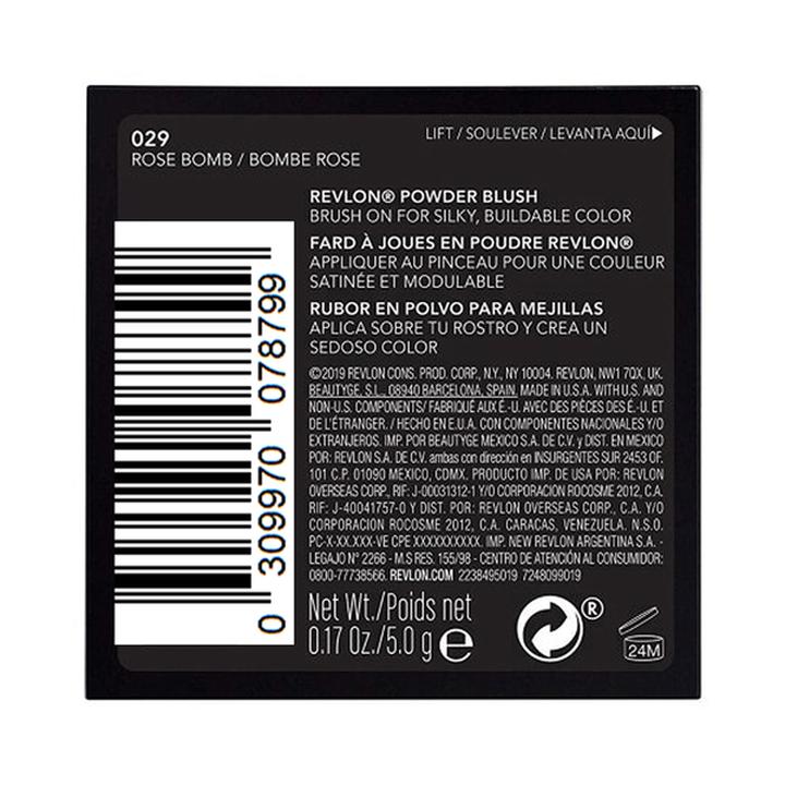 Rubor Compacto Revlon Powder Blush tono Rose Bomb 5 g - H-E-B México