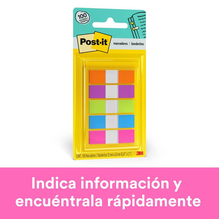 Post-It Banderitas Neón Banderitas Neón 1 Pz - H-E-B México