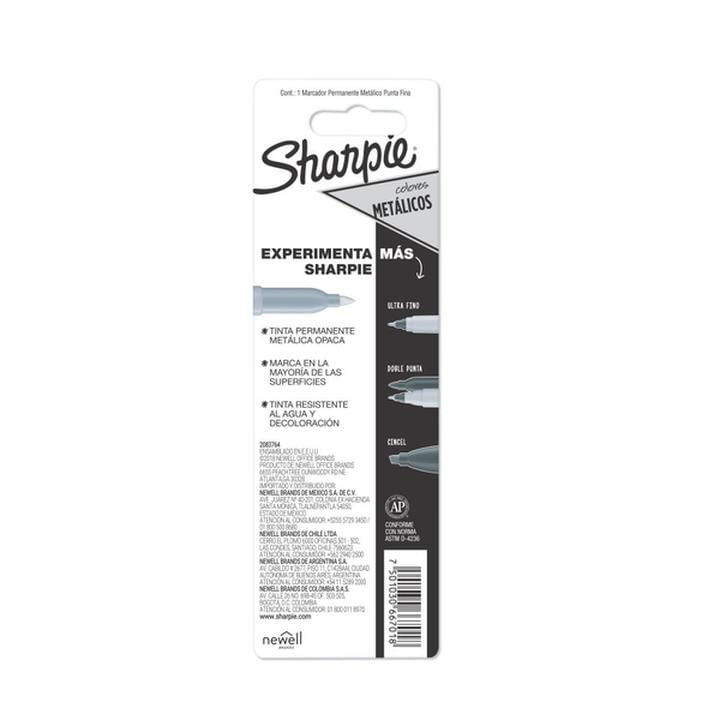 Marcador Sharpie Metalico plata con 1 pz - H-E-B México