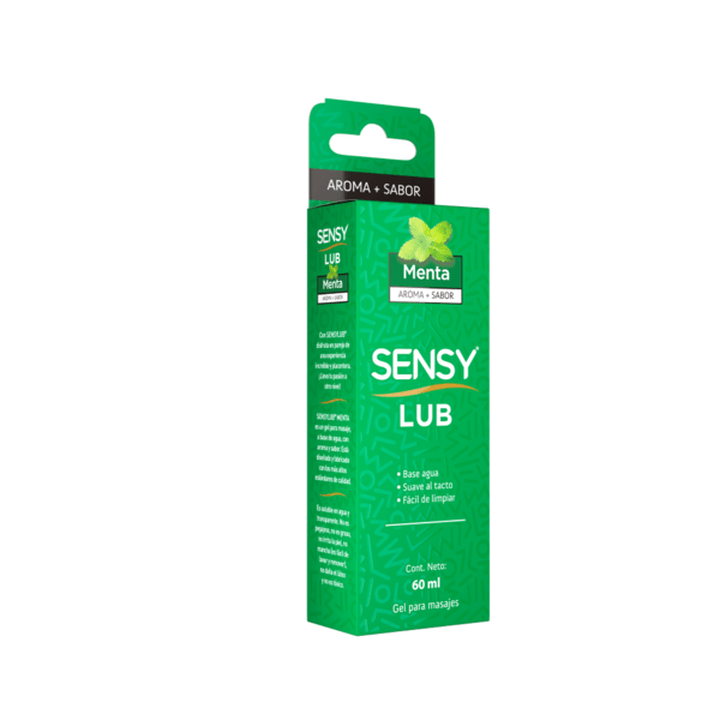 Sensy Lub Lubricante Sabor Menta 60 Ml - H-E-B México
