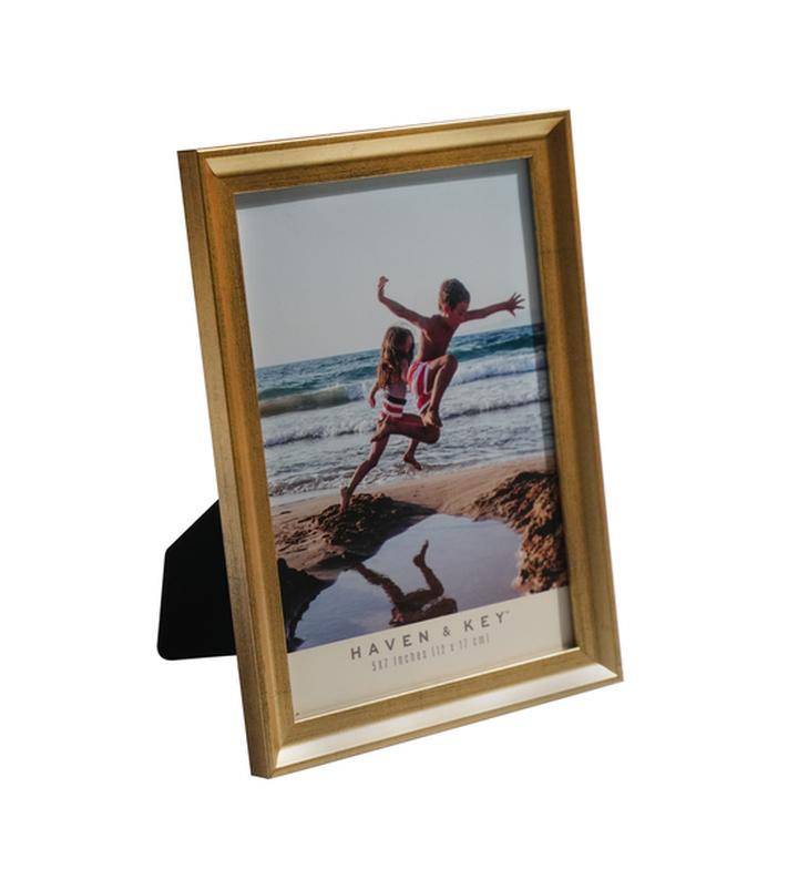 Haven And Key Marco Plastico Dorado 5x7 2 1 Pz - Mi Tienda del Ahorro