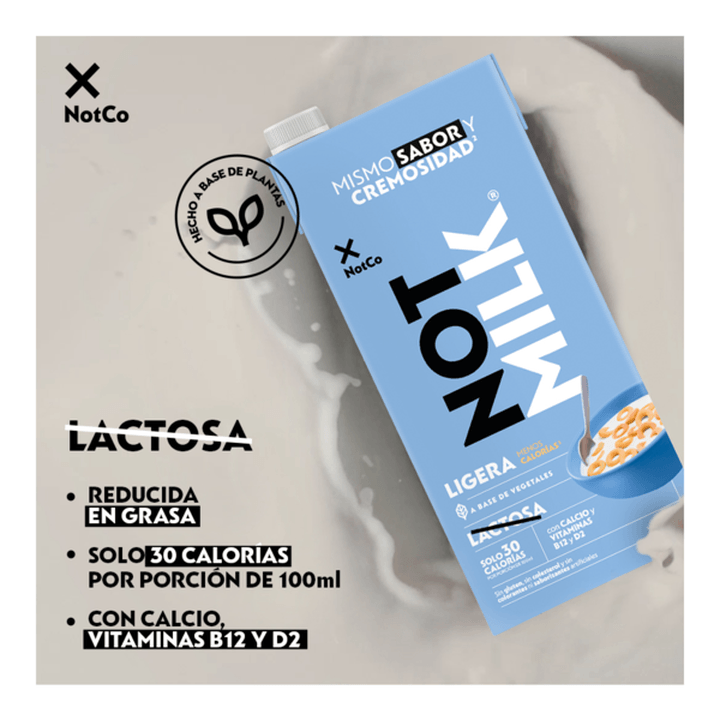 Leche Vegetal NotMilk Ligera 1 L - H-E-B México