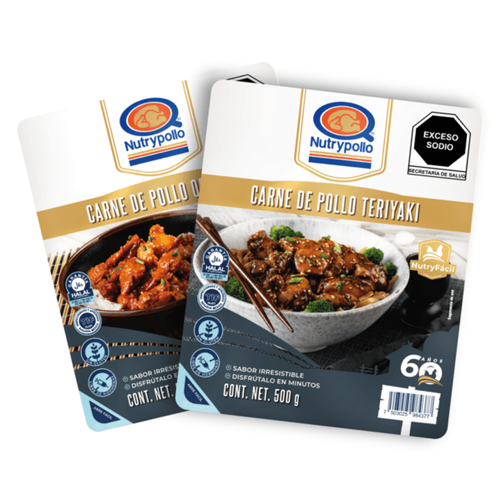 Nutrypollo Duopack de Pollo Oriental Y Teriyaki 1 - H-E-B México