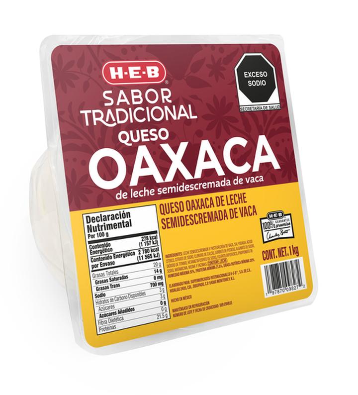 Heb Sabor Tradicional Queso Oaxaca 1 Kg - H-E-B México