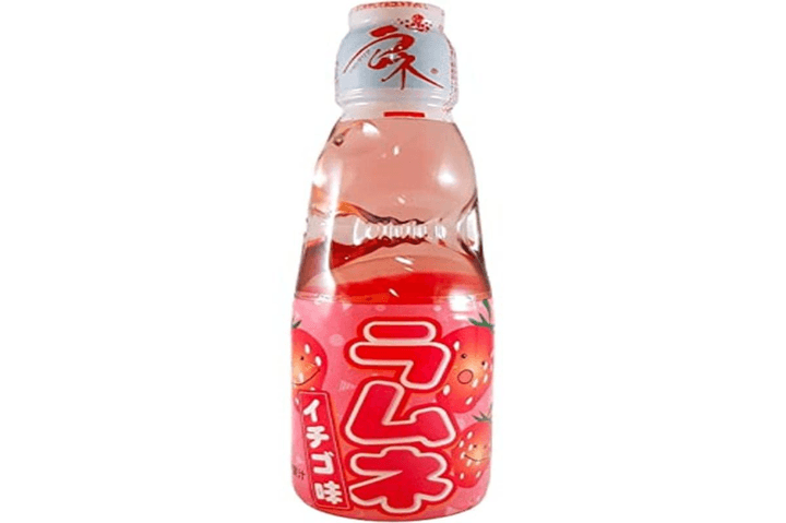 Hata Ramune Ichigo Bottle 200ml 200 Ml - H-E-B México
