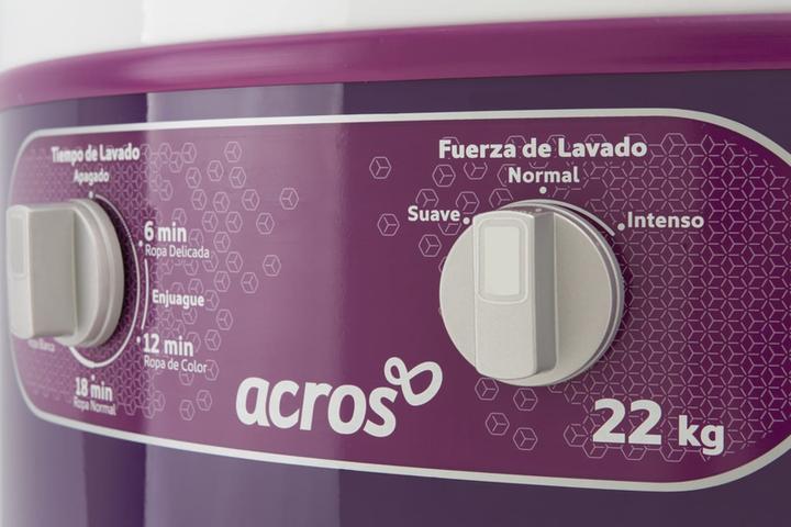 Acros Lavadora Manual Acros 22kgs Alf2253em Morada - H-E-B México
