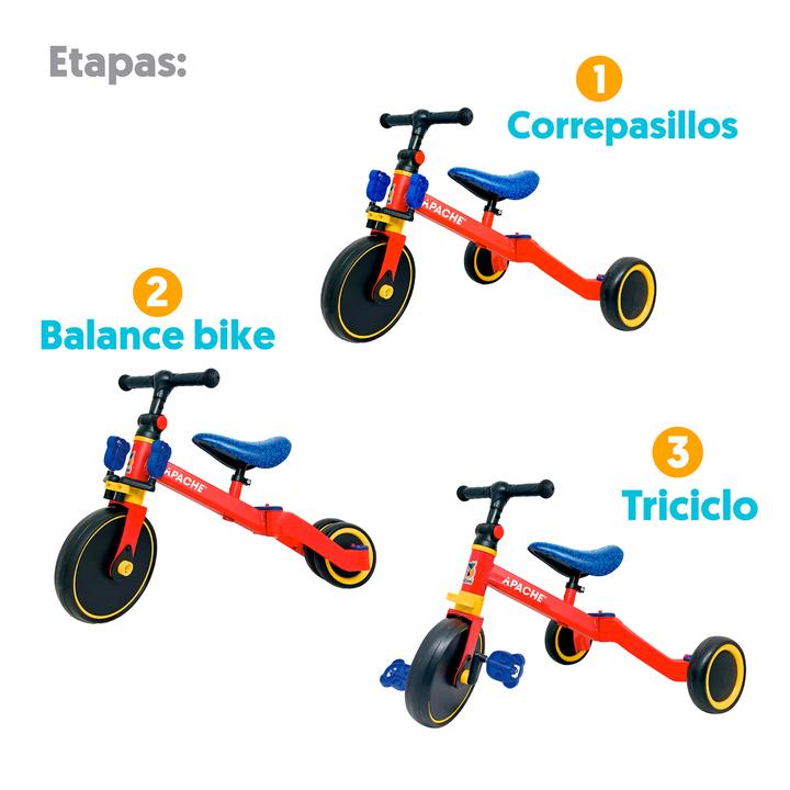Apache Triciclo 3 en 1 1 Pz - H-E-B México