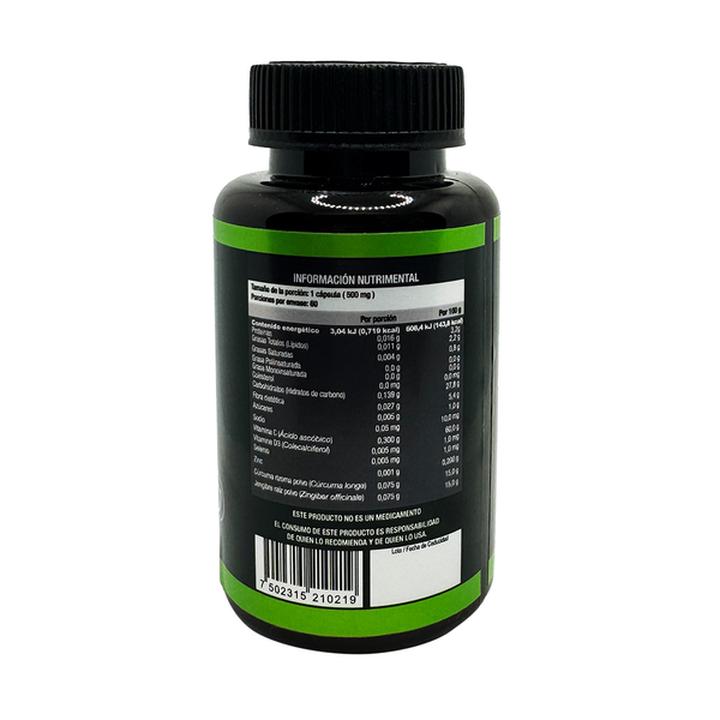 Bitol Vit C D Zinc Selenio Curcuma Jengibre 60 Pz - H-E-B México