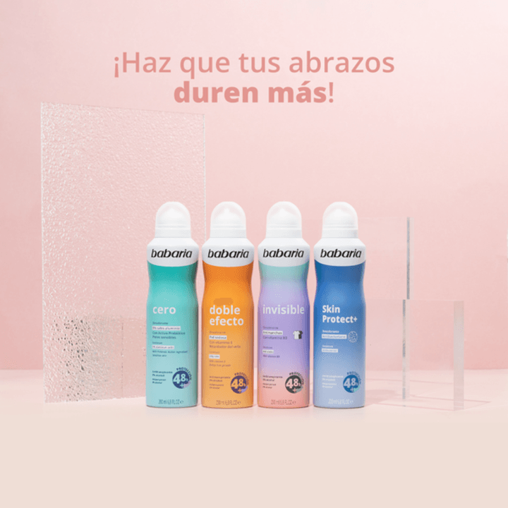 Babaria Antitranspirante Doble Efecto Spray Unisex 200 ml - H-E-B México