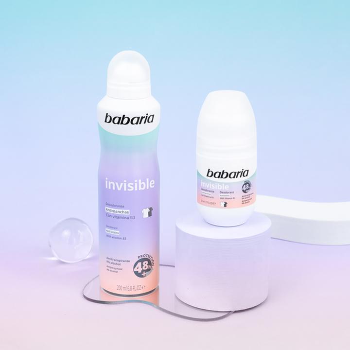 Babaria Antitranspirante Invisible Spray Unisex 200 ml - H-E-B México