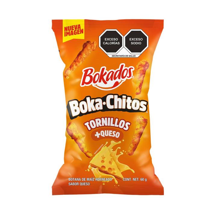 Bokados Botanas Bokachitos Tornillo Queso 60gr 60 - H-E-B México