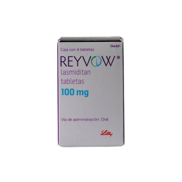 Lilly Reyvow 100 Mg Lasmiditan 4 Tab 1 Pz - H-E-B México