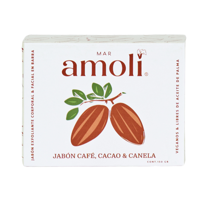Mar Amoli Jabón Artesanal Café, Cacao Y Canela 150 - H-E-B México