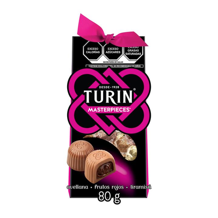 Turin Chocolates Masterpieces Avellana, Frutos Rojos y Tiramisú 80 g ...