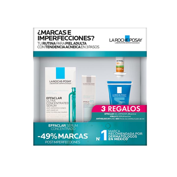 la Roche Posay Kit Effaclar Piel Grasa Serum 4 Pz - H-E-B México