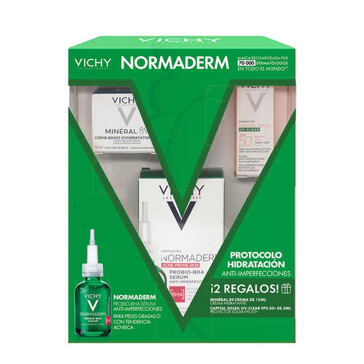 Vichy Kit Normaderm Piel Grasa Hidratación 3 Pz - H-E-B México