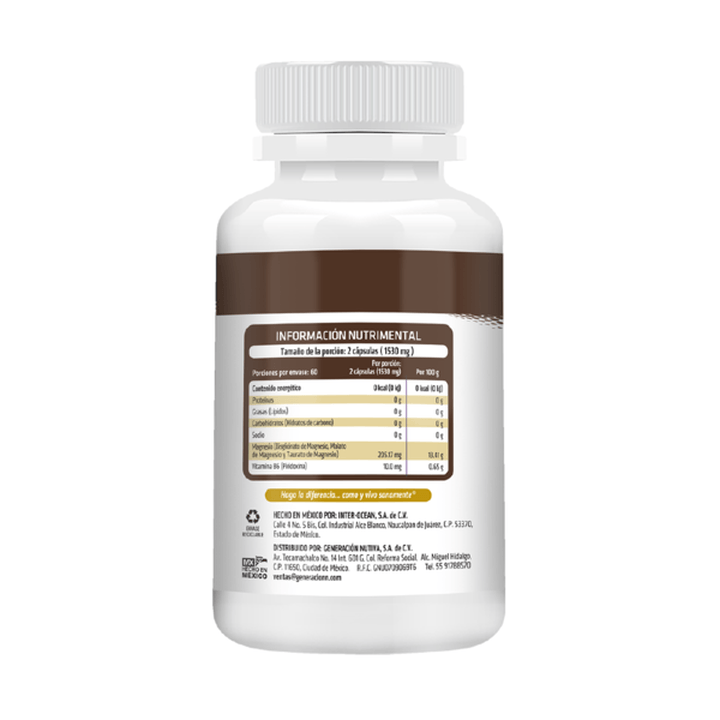 Healthaddiction Trimagnesium Complex 60 Pz - H-E-B México