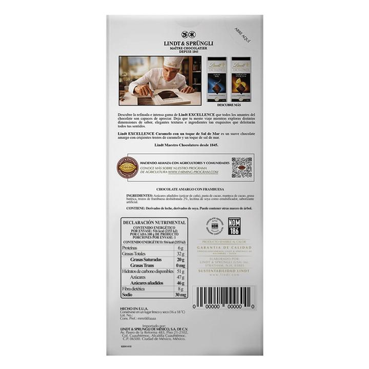 Lindt Excellence Raspberry Excellence Raspberry 10 - H-E-B México