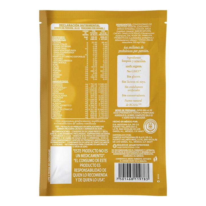 Habits Proteína Vegetal Sobre Individual Maca Caca - H-E-B México