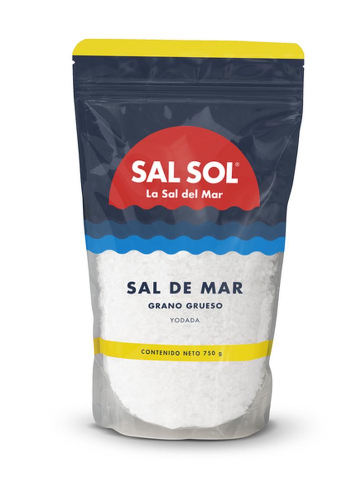 Sal Sol de Mar Grano Grueso Pouch Yodado 750 g - H-E-B México