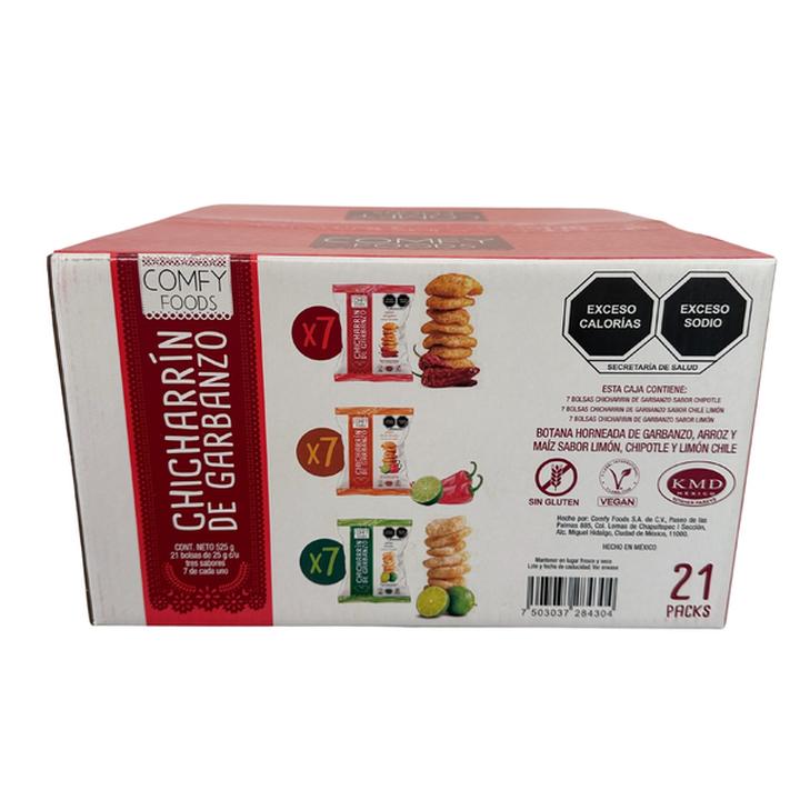 Comfy Foods Multipack de Chicharrín de Garbanzo con 21 pz - H-E-B México