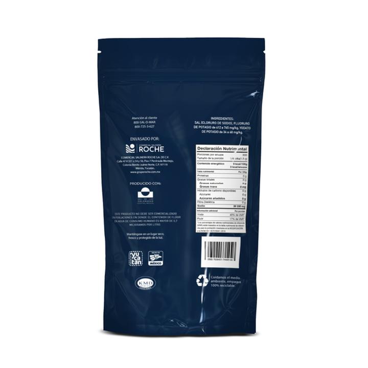 Sal Sol de Mar Grano Fino Pouch Yodado Fluorurada 750 g - H-E-B México