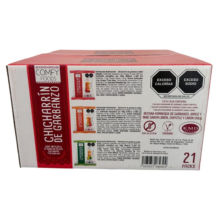 Comfy Foods Multipack de Chicharrín de Garbanzo con 21 pz - H-E-B México