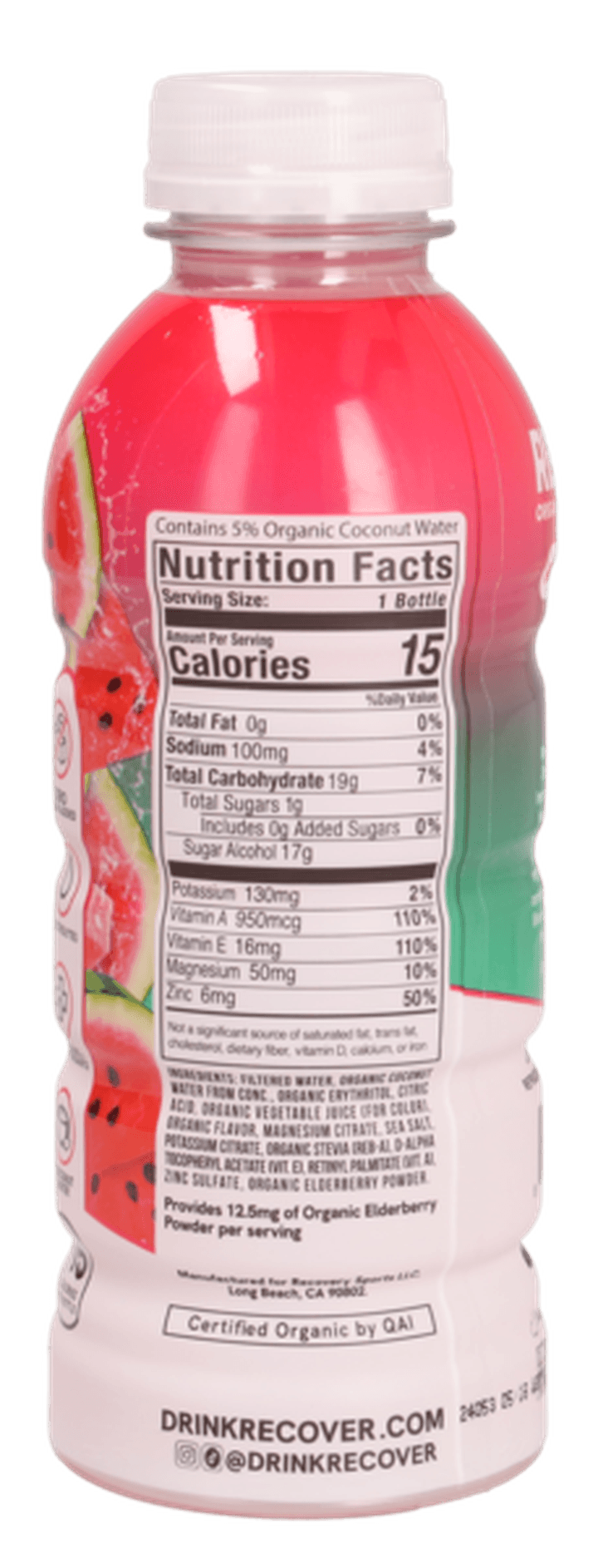 Recover Bebida Watermelon 473 Ml - H-E-B México