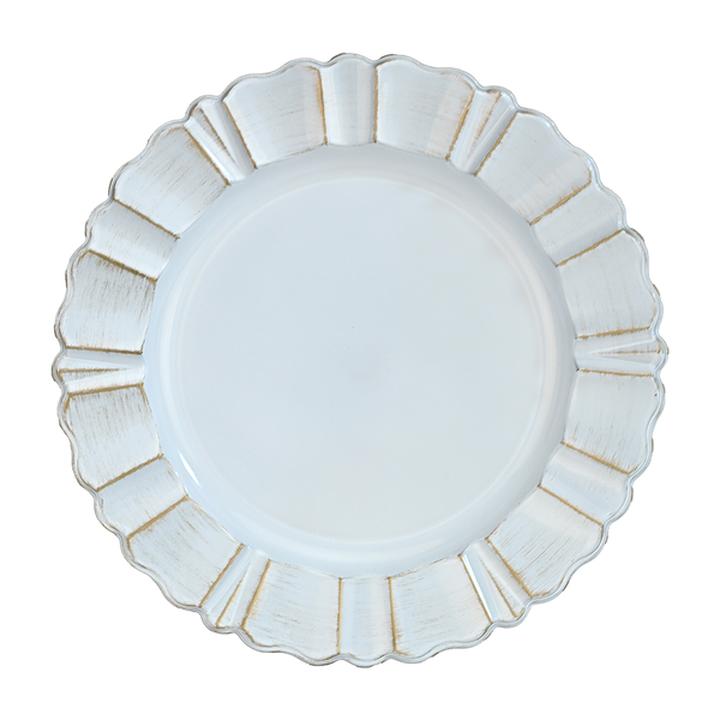 Dinning Style Plato Base Blanco 33cm 1 Pz - H-E-B México