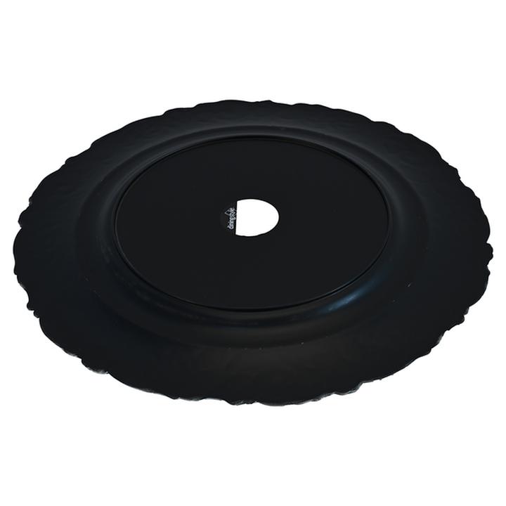 Dinning Style Plato Base Blanco / Dorado 33cm 1 Pz - H-E-B México