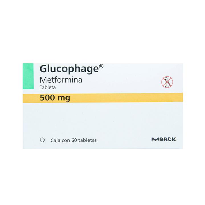 Merck Glucophage 500 Mg 60 Tab Clorhidrato de Metf - H-E-B México