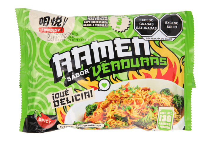 Ramen en Bolsa Sabor Verduras 130gr 130 Gr - Mi Tienda del Ahorro