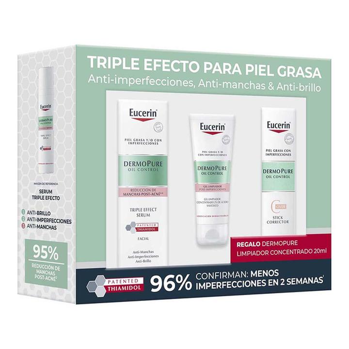 Eucerin Pack Eucerin Dermo Pure Triple Effect Pack - H-E-B México