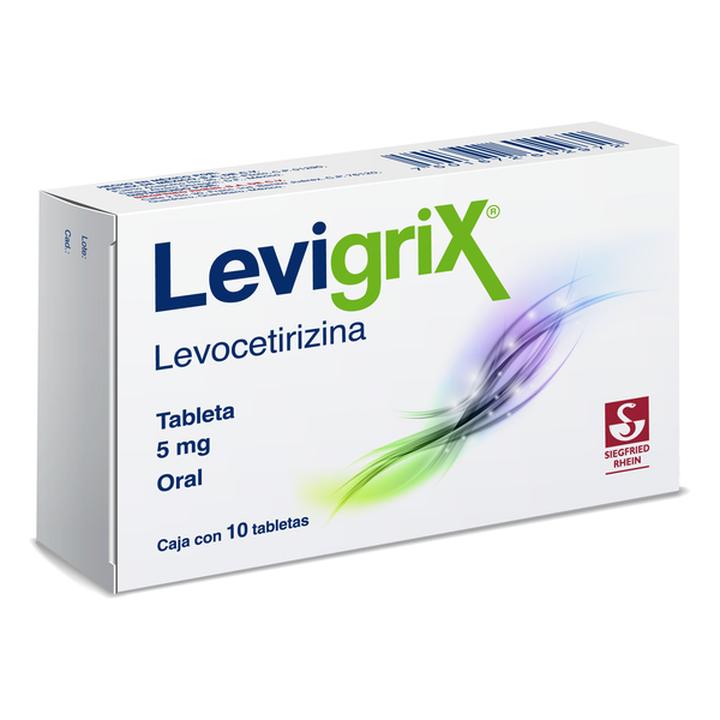 Levigrix Levocetirizina 5 mg 10 Tabletas - H-E-B México