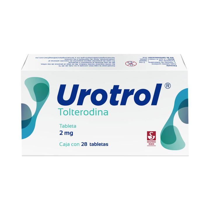 Urotrol Tolterodina 2 mg con 28 Tabletas - H-E-B México