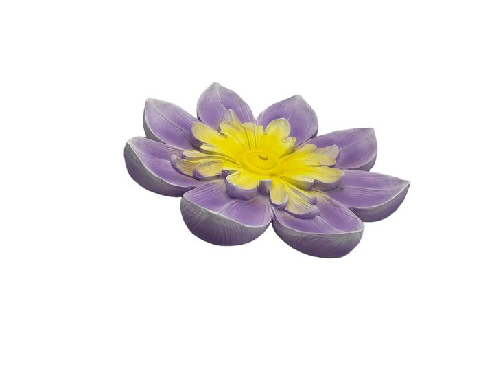 Flor Decorativa Haven & Key Morada con Amarillo - H-E-B México