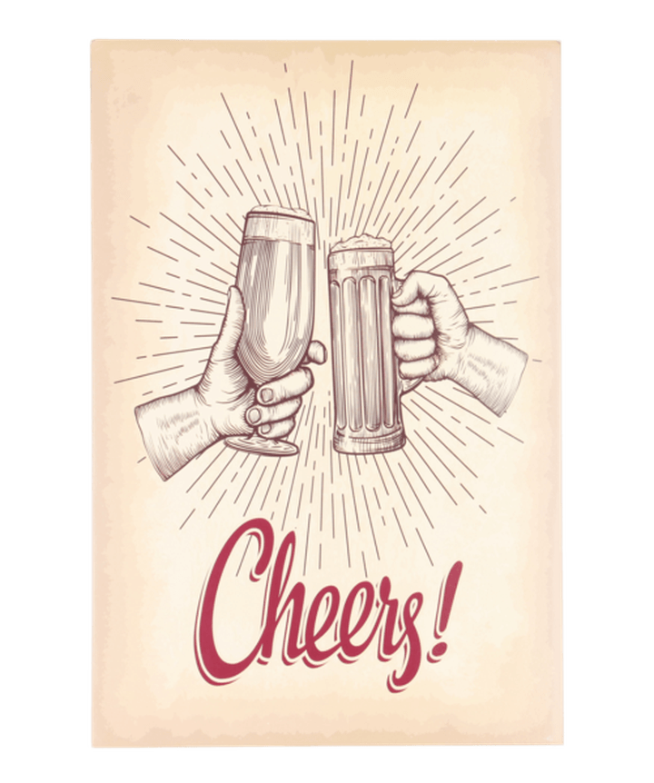 Haven And Key Cuadro Cheers Salud 20x30 Cms 1 Pz - H-E-B México