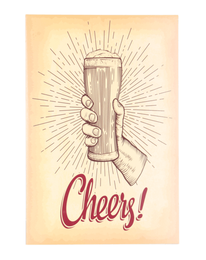 Haven And Key Cuadro Cheers Tarro 20x30 Cms 1 Pz - H-E-B México