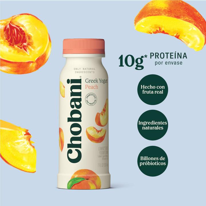 Chobani Yogurt Griego Bebible Core Peach 207 Ml - H-E-B México