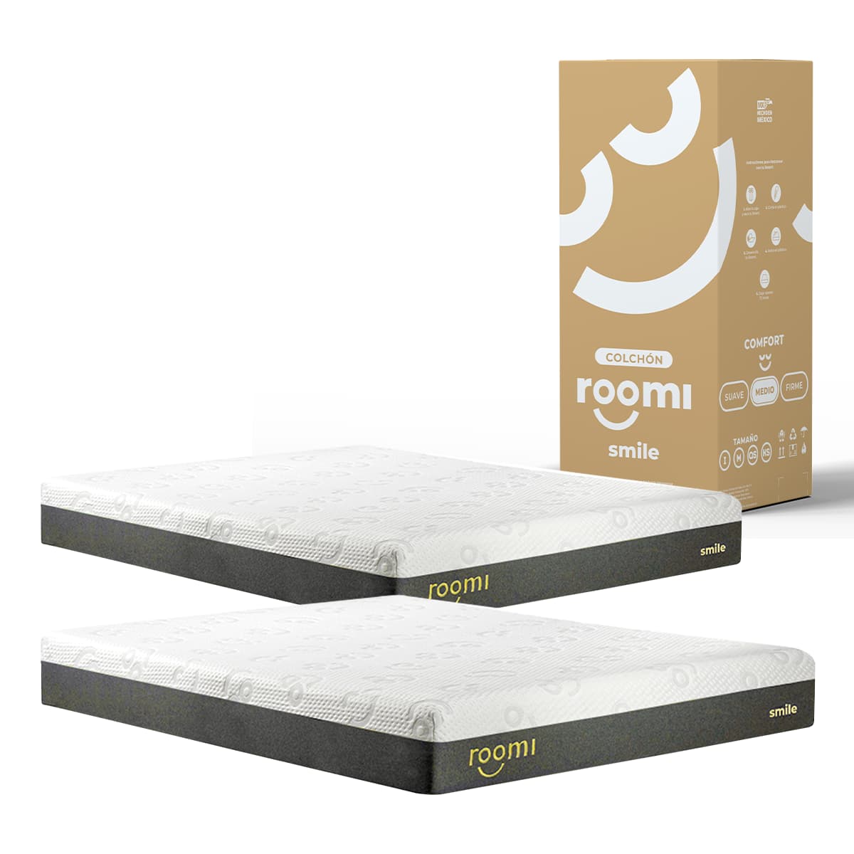 Colchón Roomi Smile 2 Pack - H-E-B México