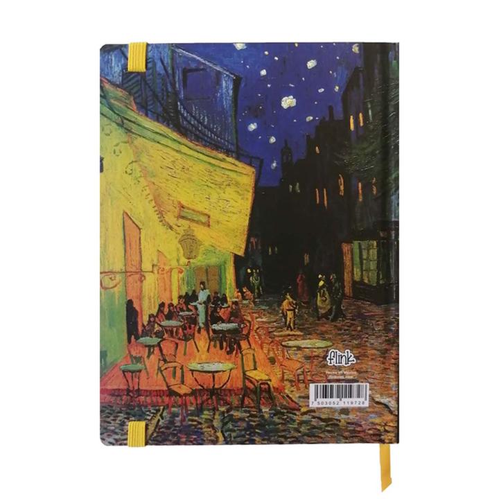 Libreta Pasta Dura Texturizada Metalizada Flink Terraza de Café Van ...