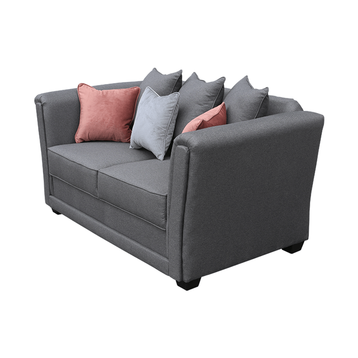 Sofá Love Seat Madrid 3 Cojines Decorativos Tapizado Linato - H-E-B México