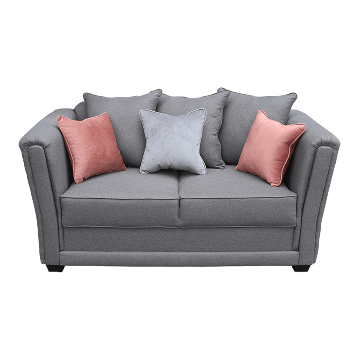 Sofá Love Seat Madrid 3 Cojines Decorativos Tapizado Linato - H-E-B México