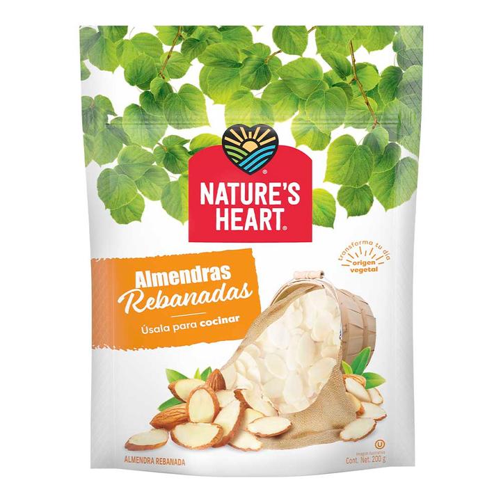 Natures Heart Almendra Rebanada 200 Gr 200 Gr - H-E-B México