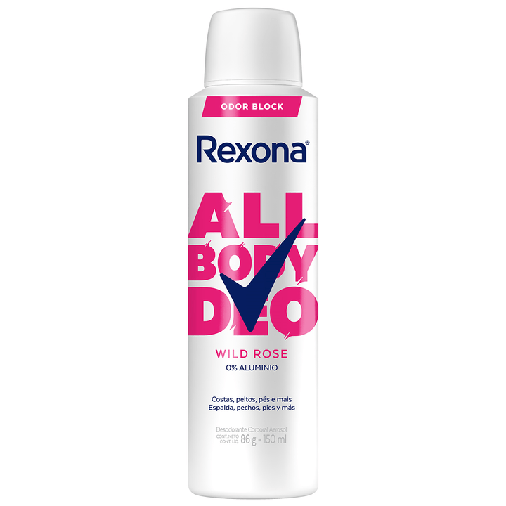 Rexona Desodorante All Body Aerosol Wild Rose 150 - H-E-B México