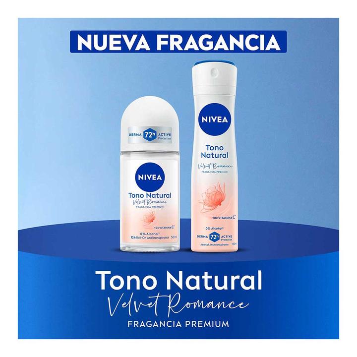 Nivea Antitranspirante Tono Natural Velvet Romance - H-E-B México