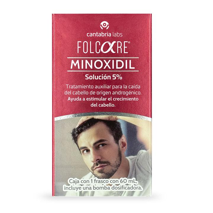 Minoxidil Folcore Solución 5% con 60 ml - H-E-B México
