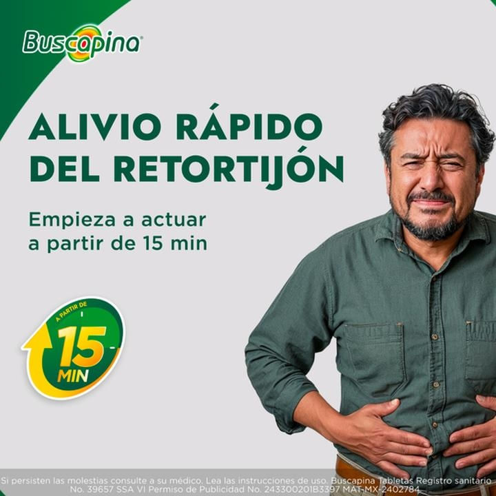 Buscapina Hioscina 10 mg 24 Tabletas - H-E-B México