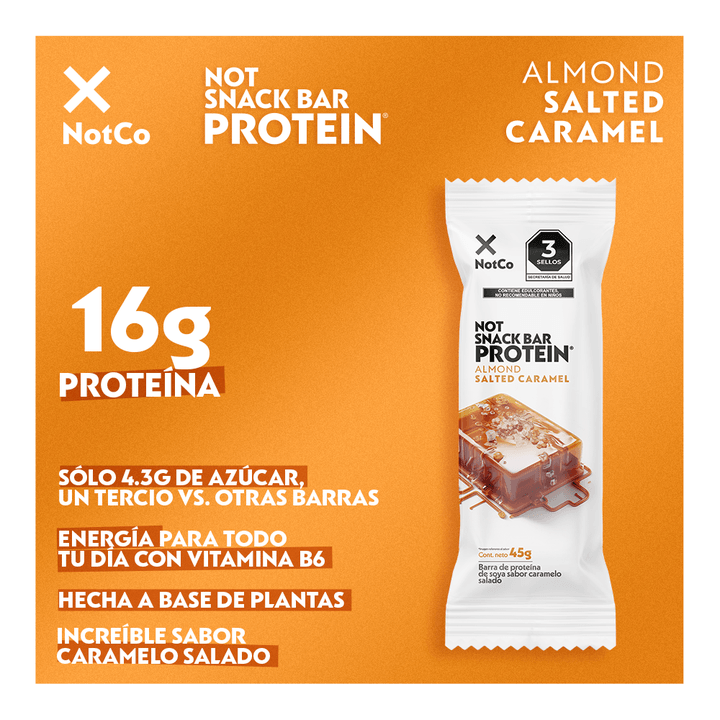 Notco Barra Protein Almond Salted Caramel 225 Gr - H-E-B México