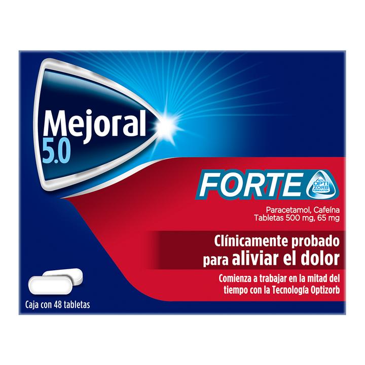 Mejoral Forte Paracetamol con Cafeina 48 Pz - H-E-B México